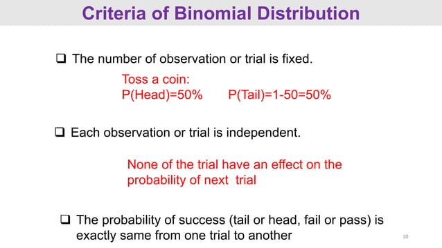 Binomial distribution | PPT