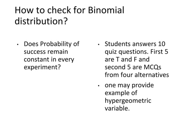 Binomial Distribution statistical methods for economics.pptx Binomial Distribution statistical methods for economics.pptx