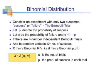 Binomial distribution for mathematics pre u | PPT