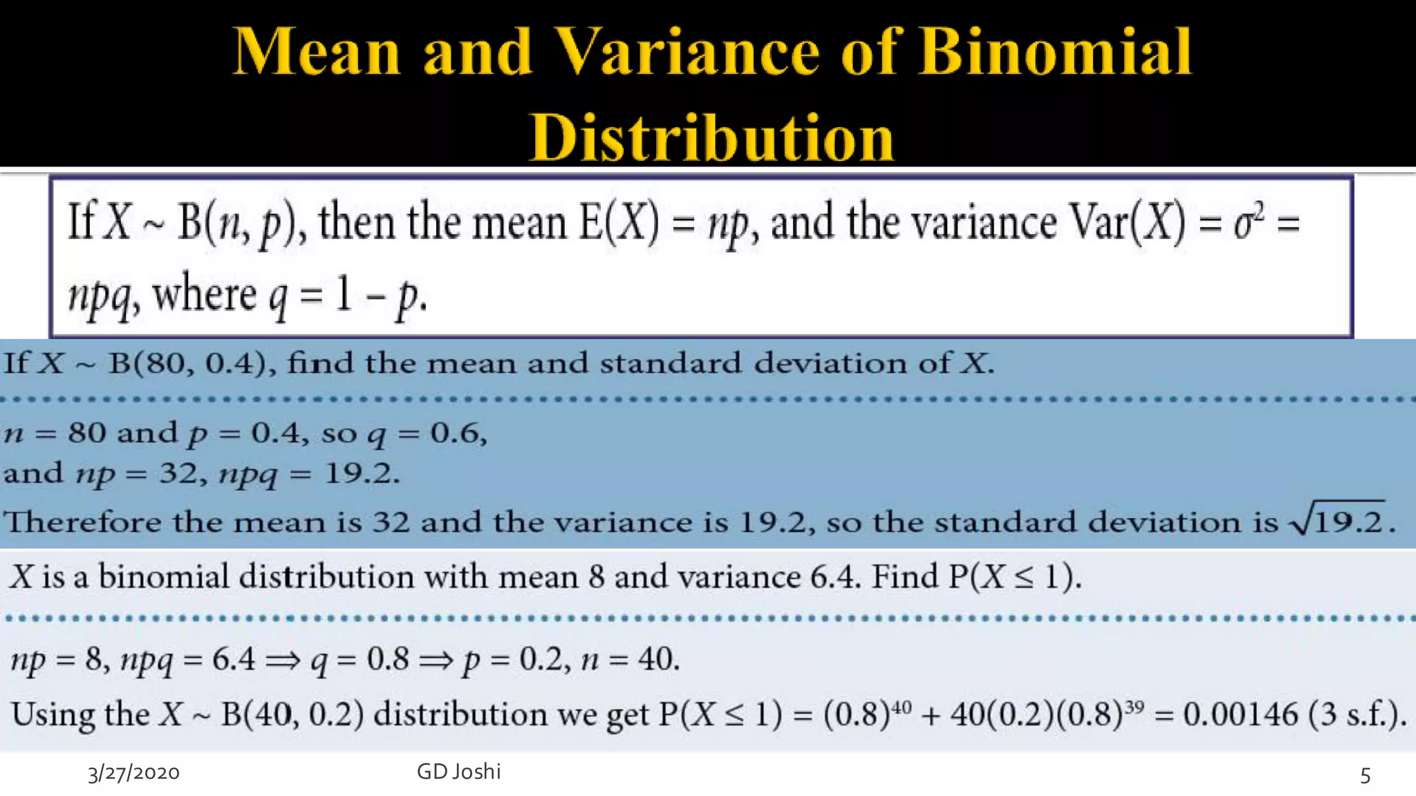 Binomial Distribution | PDF | Physics | Science