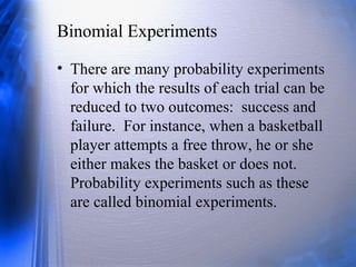 Binomial distribution good | PPT