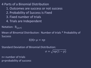 Binomial distributions | PDF