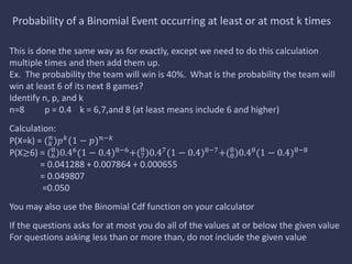 Binomial distributions | PDF