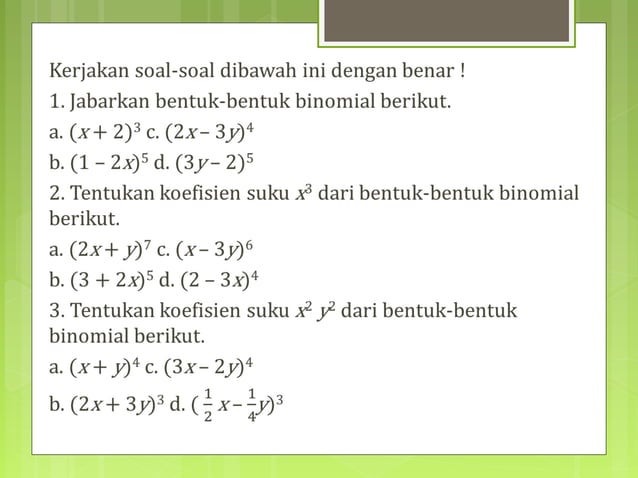 Binomial newton | PPT