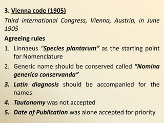 Binomial nomenclature | PPTX