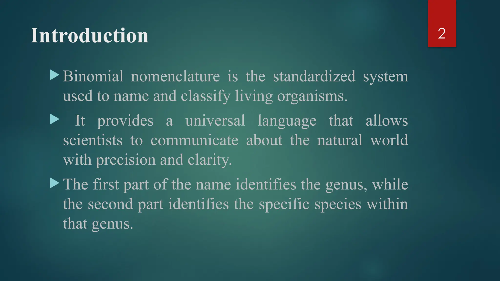 Binomial Nomenclature................................pptx