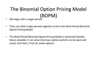 Binomial Option pricing | PPTX
