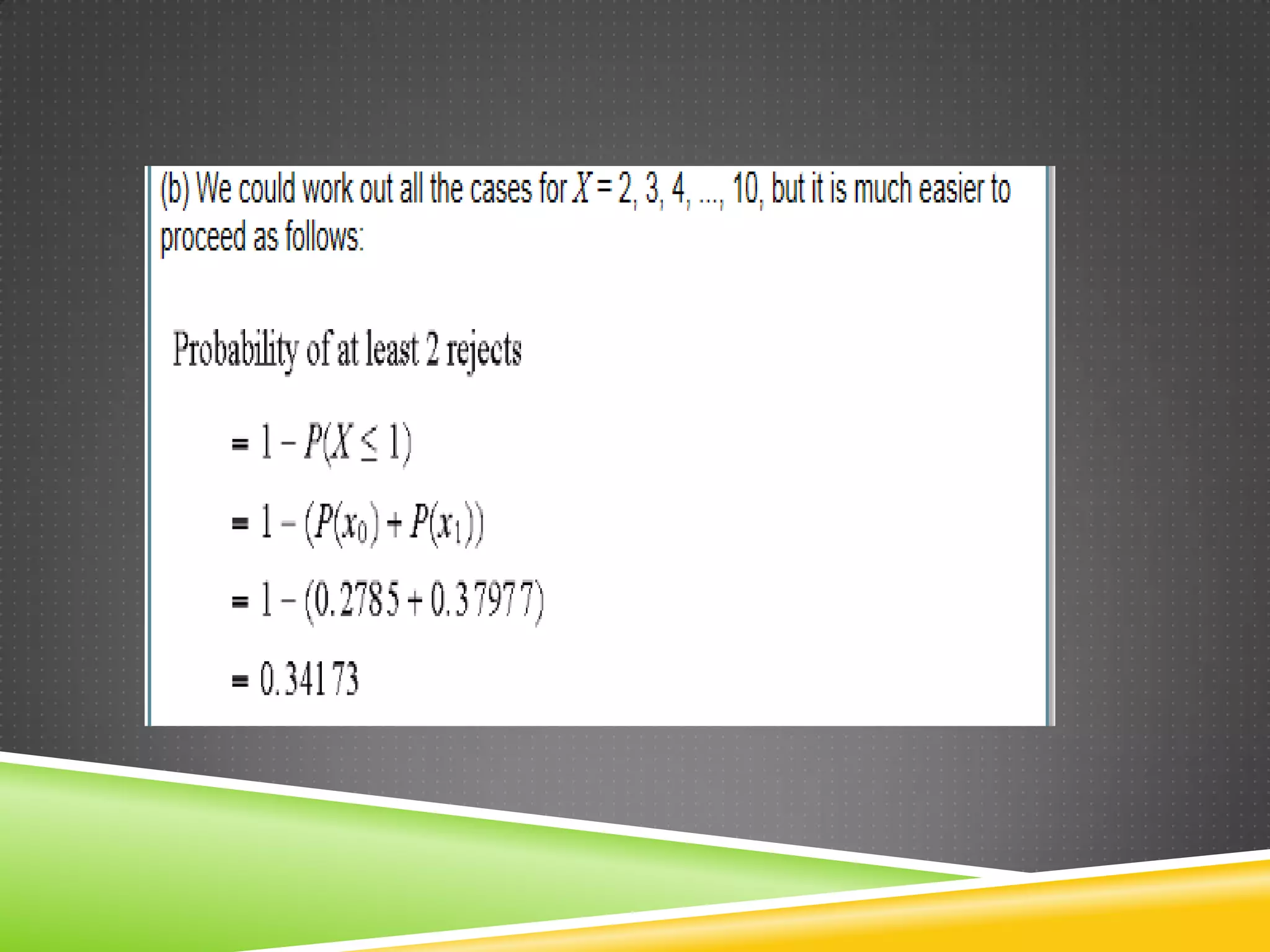 Binomial probability distribution | PPTX