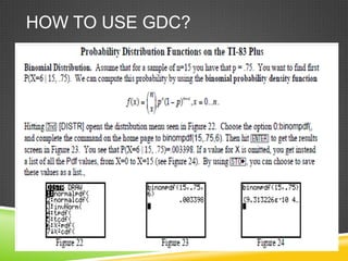 Binomial probability distribution | PPT