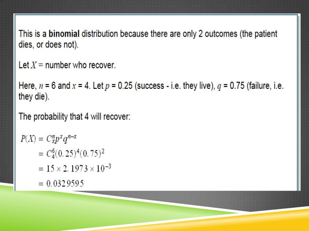 Binomial probability distribution | PPT