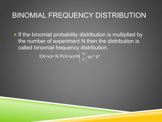 Binomial probability distribution | PPTX