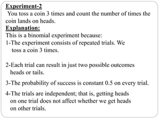 Binomial probability distribution | PPTX
