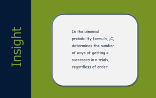 Binomial probability formula | PPT