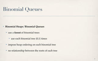 Binomial queues | PDF