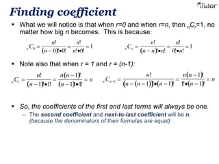Binomial theorem | PPTX