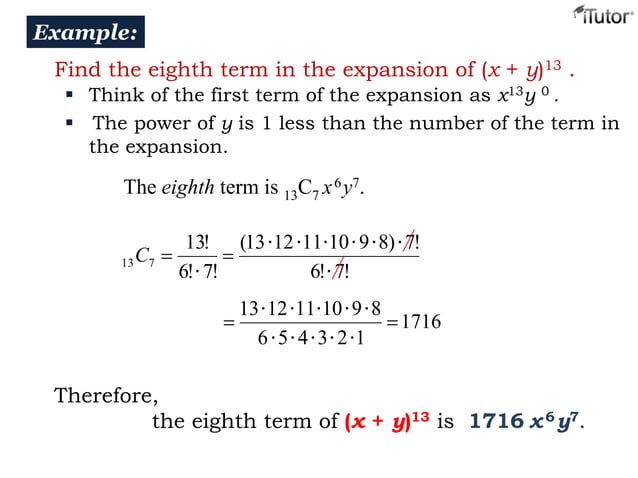 Binomial Theorem | PPTX | Physics | Science