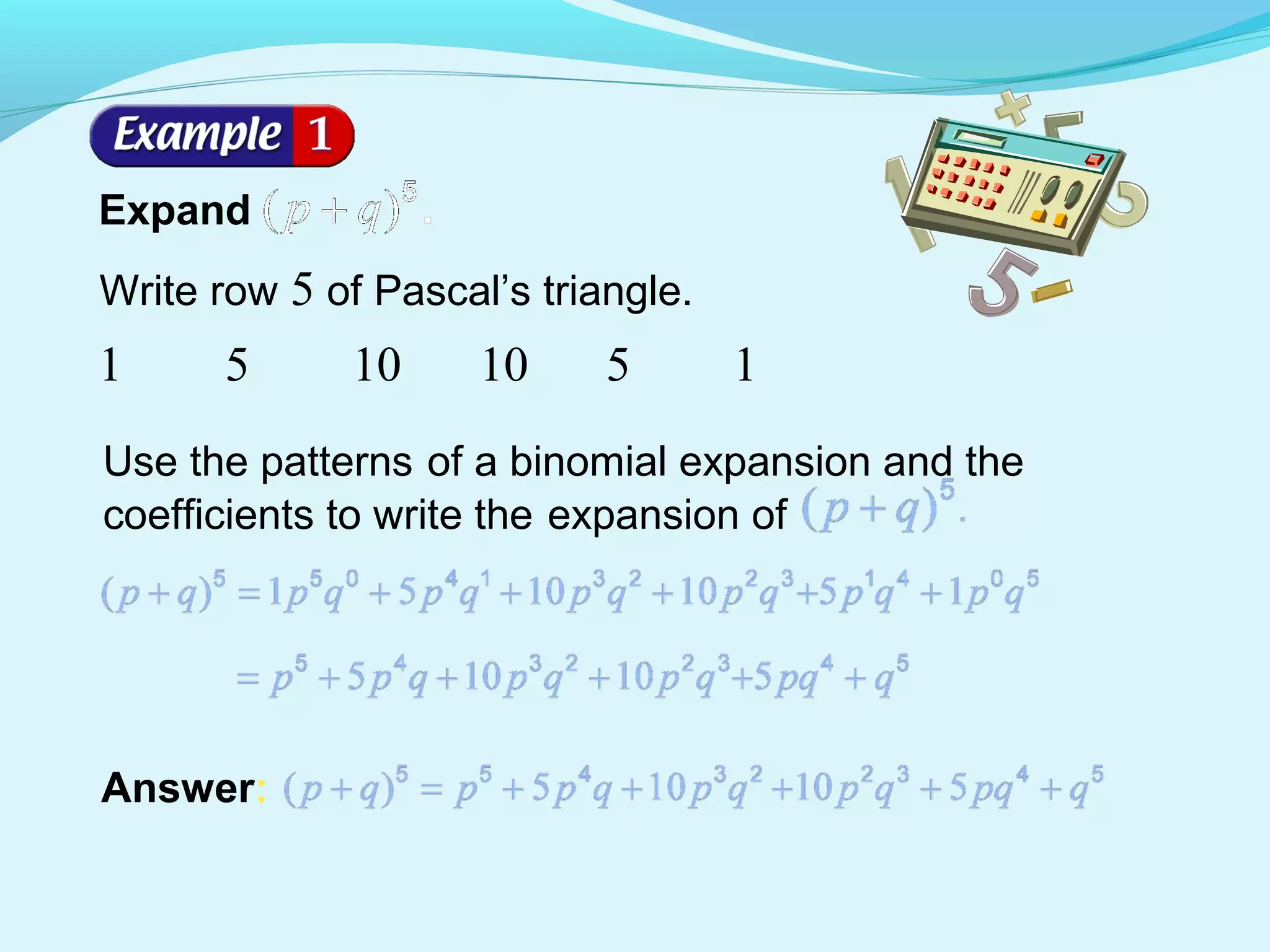 Binomial theorem | PPT