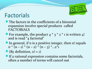 Binomial theorem | PPT
