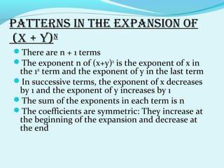 Binomial theorem | PPT
