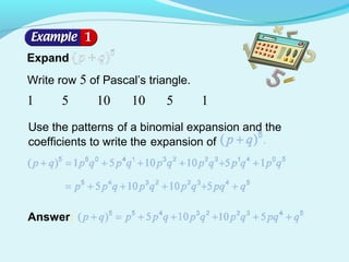 Binomial theorem | PPT