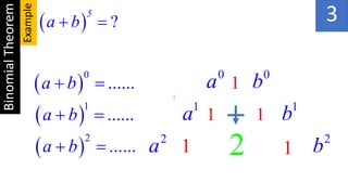Binomial theorem | PPTX