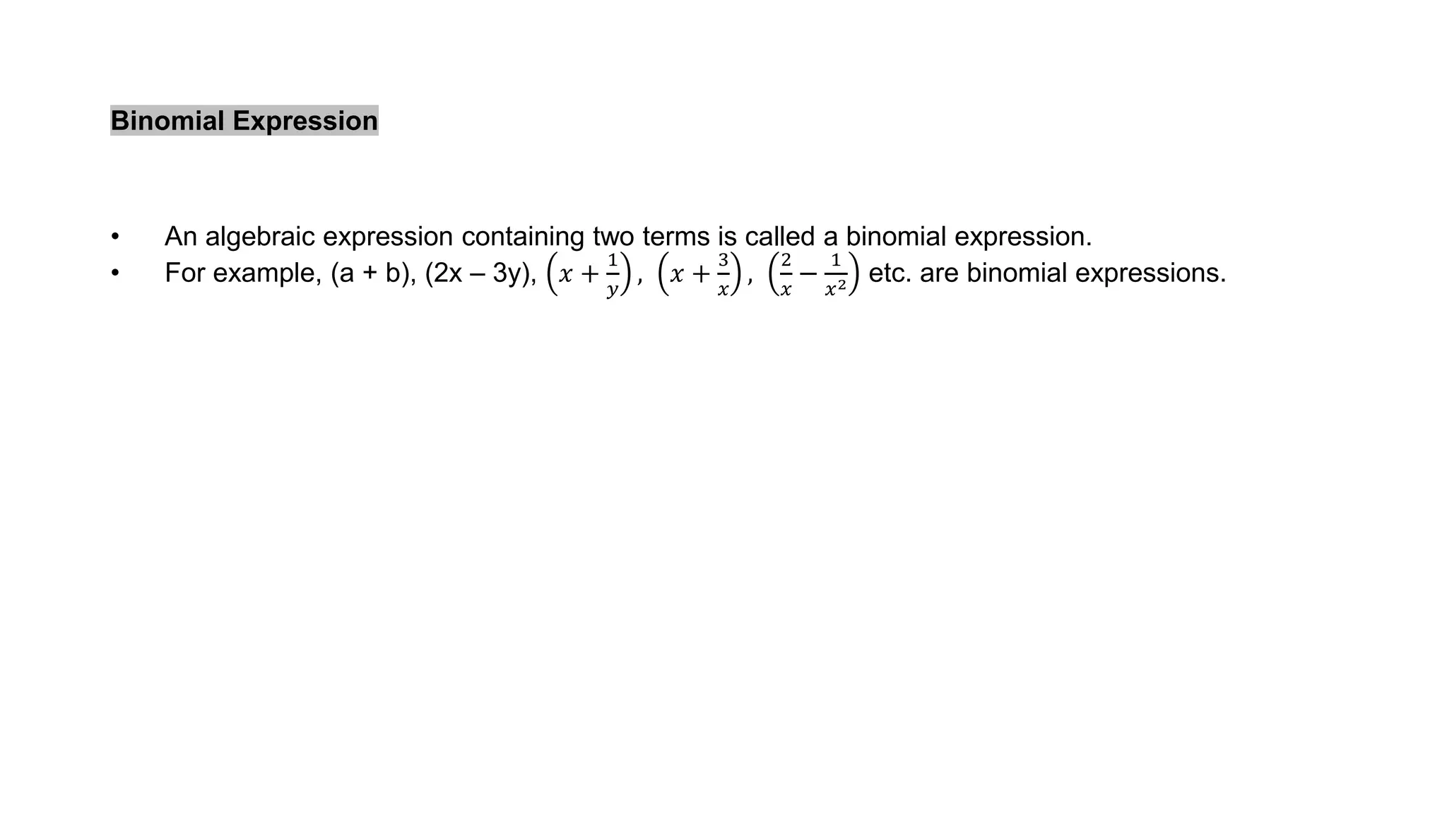 Binomial Theorem for any index real.pptx