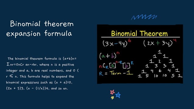 Binomial Theorem what are its functions and what it means | PPT