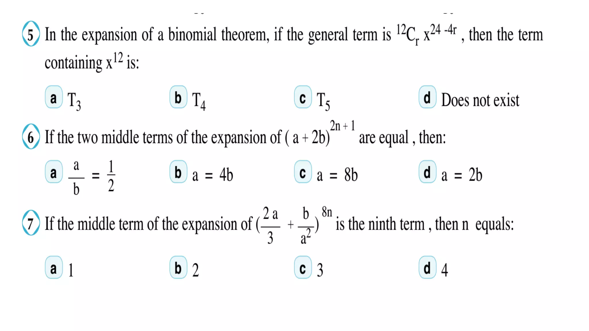 Binomial theorem g11 | PPT
