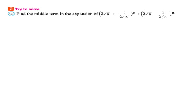 Binomial theorem g11 | PPT