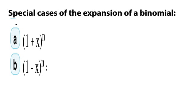 Binomial theorem g11 | PPT