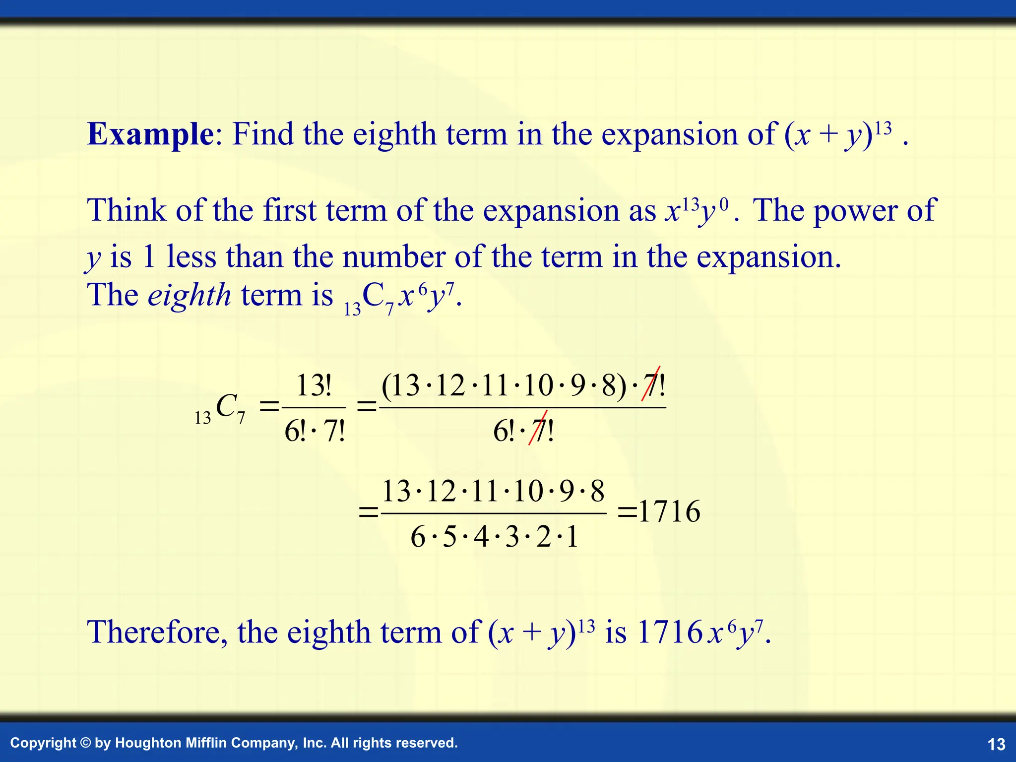 binomial_theorem_notes.ppt for grade 11 and 12 students | PPT