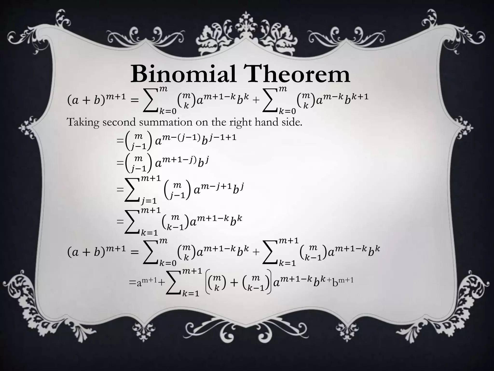 Binomial Theorem, Recursion ,Tower of Honai, relations | PPTX | Programming Languages | Computing