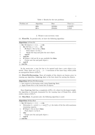Bin packing | PDF