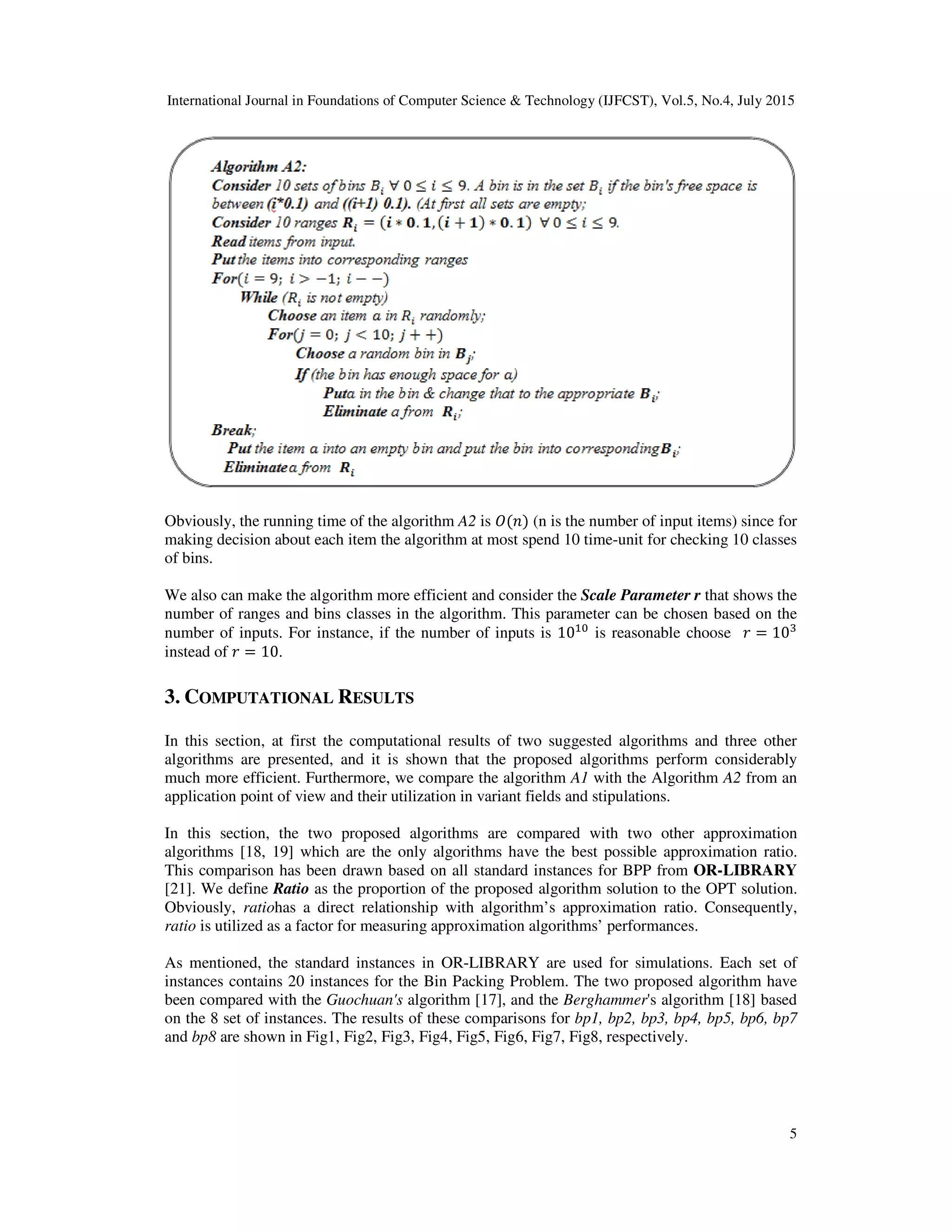 Bin packing problem two approximation | PDF