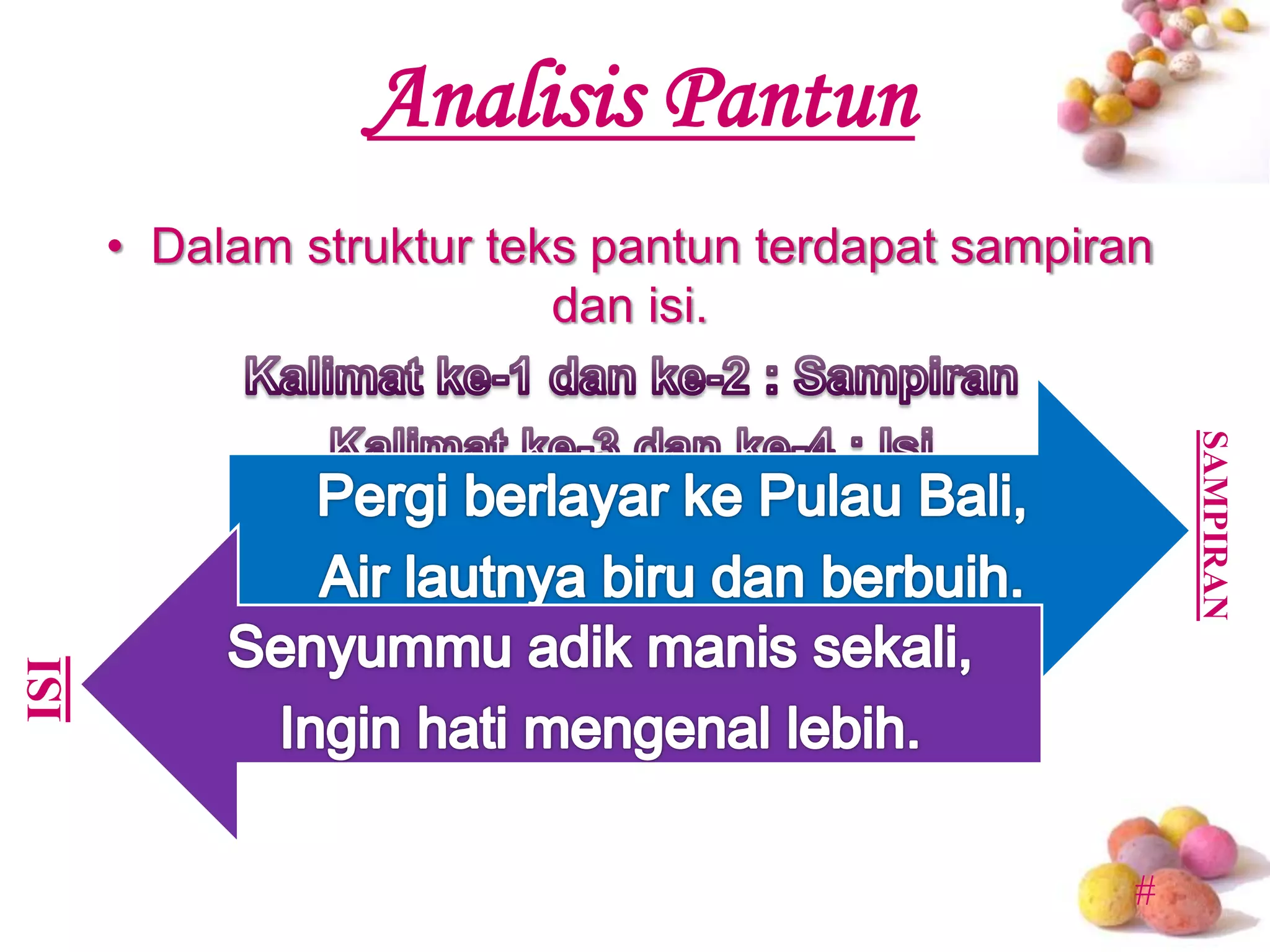 BAHASA INDONESIA : PANTUN Kelas X | PPTX