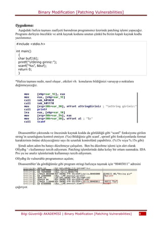 Binary Modification [Patching] | PDF