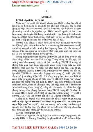 Biện Pháp Quản Lý Thiết Bị Dạy Học Trường Cao Đẳng Sư Phạm Gia Lai Trong Giai Đoạn Hiện Nay.doc