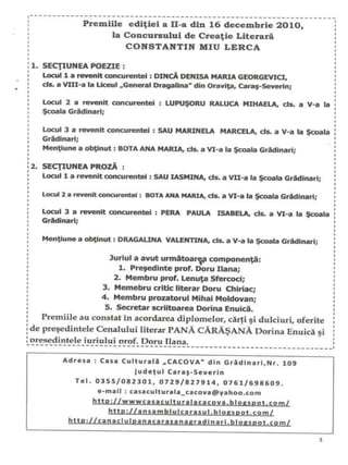 Buletin Informativ Cultural nr. 4 din 2010 | PPSX