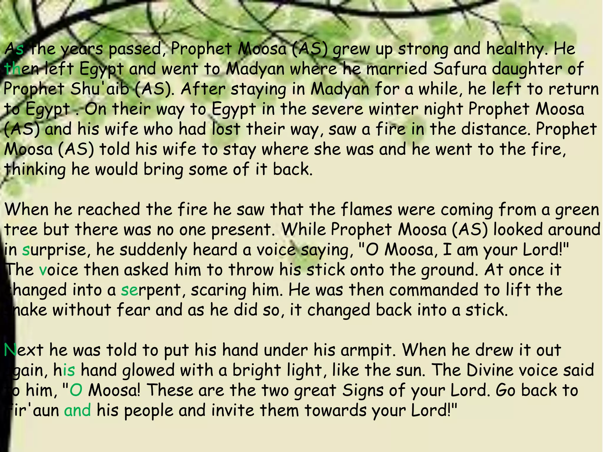 prophet musa [as] | PPTX