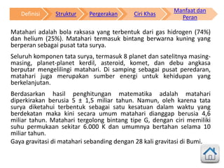 Bintang dan matahari | PPTX