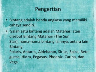 Bintang (the star) | PPTX