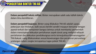 Paparan Pembinaan TNI Angkatan Daratpptx | PPTX
