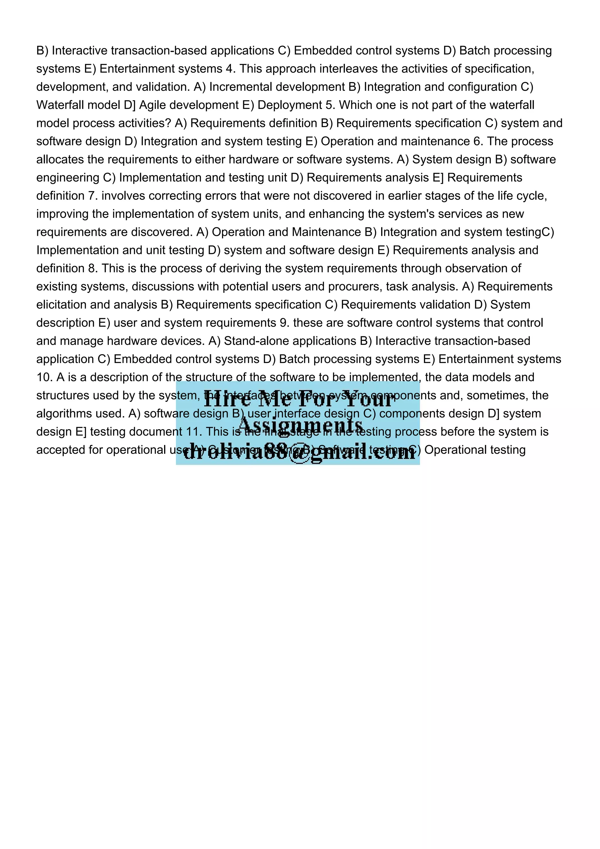 B Interactive transactionbased applications C Embedded co.pdf