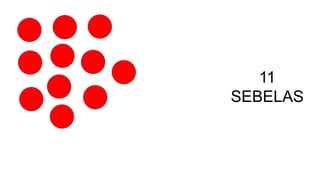 Bintik bintik merah dengan bilangan 11-30 | PPT