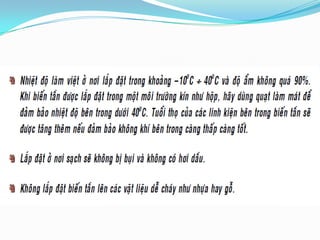 Biến tần ls – IG5 Hướng dẫn lắp đặt và đấu dây biến tần | PPTX