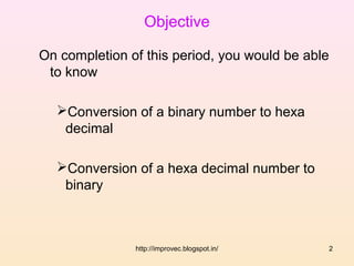 Bin to hexa.22to23 | PPT