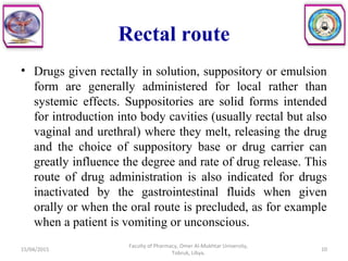 Introduction to dosage form design | PPT
