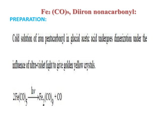 bi nuclear.pptx organometallic compound for degree pg students | PPT