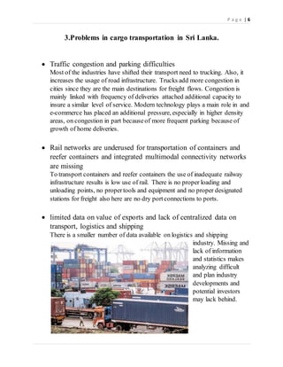 Sustainable Cargo Transportation | PDF