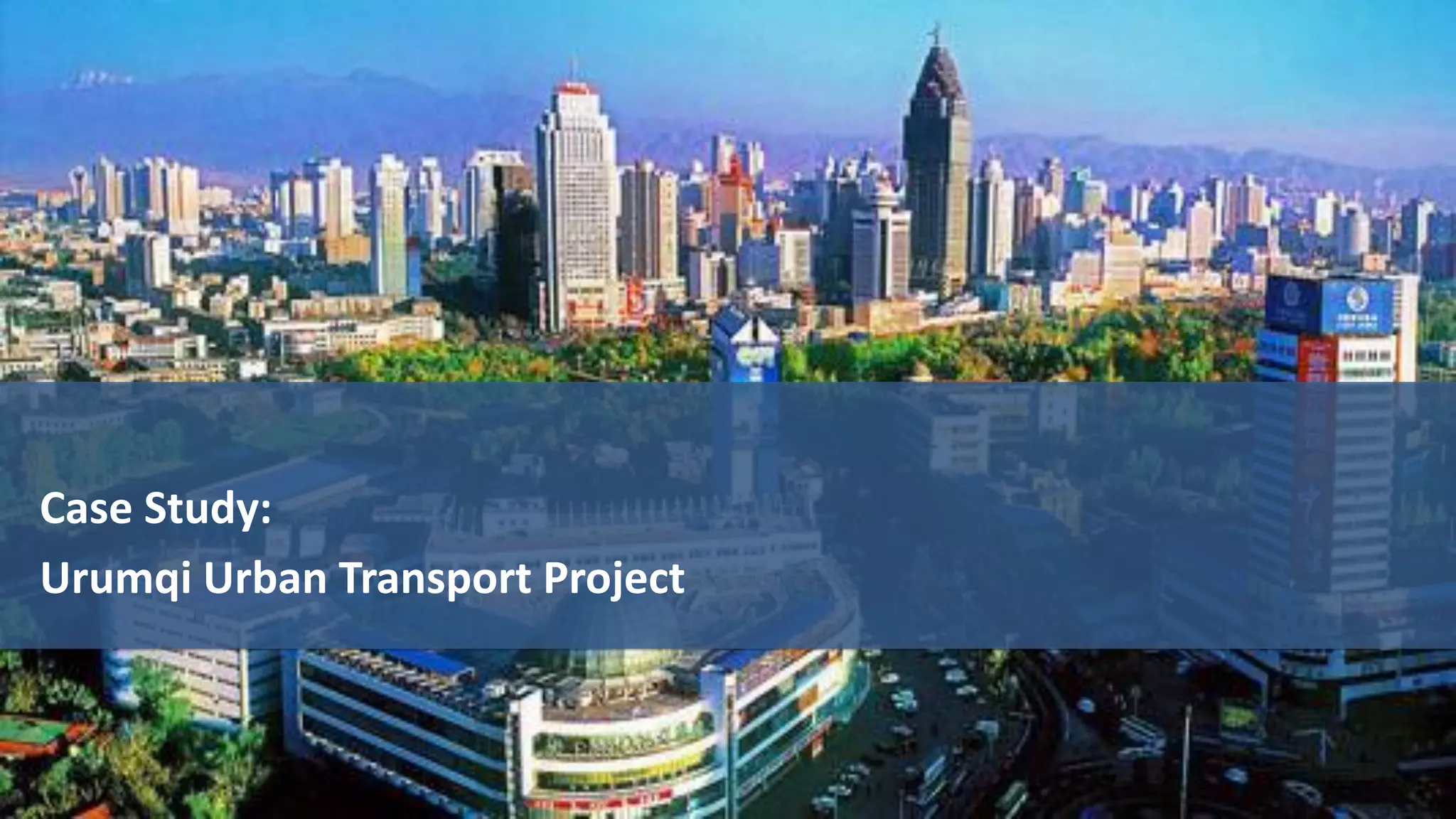 Urban Transport Financing in China: Ongoing reforms to introduce ...